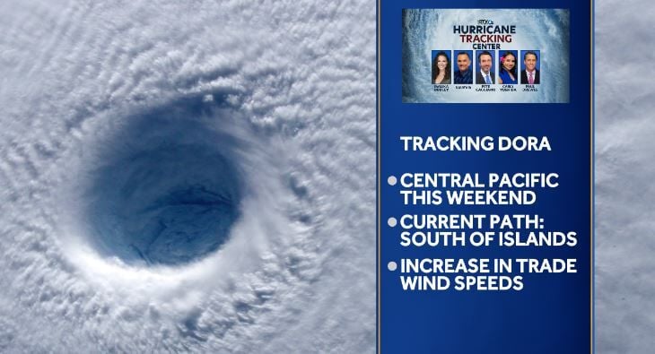 TRACKING DORA: Category 2 Hurricane Dora intensifies, located in ...