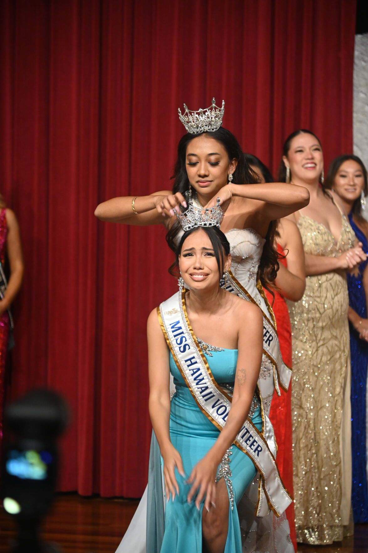 Asianna Saragosa-Torres and Thayleah Hall crowned Miss Hawaii Volunteer ...