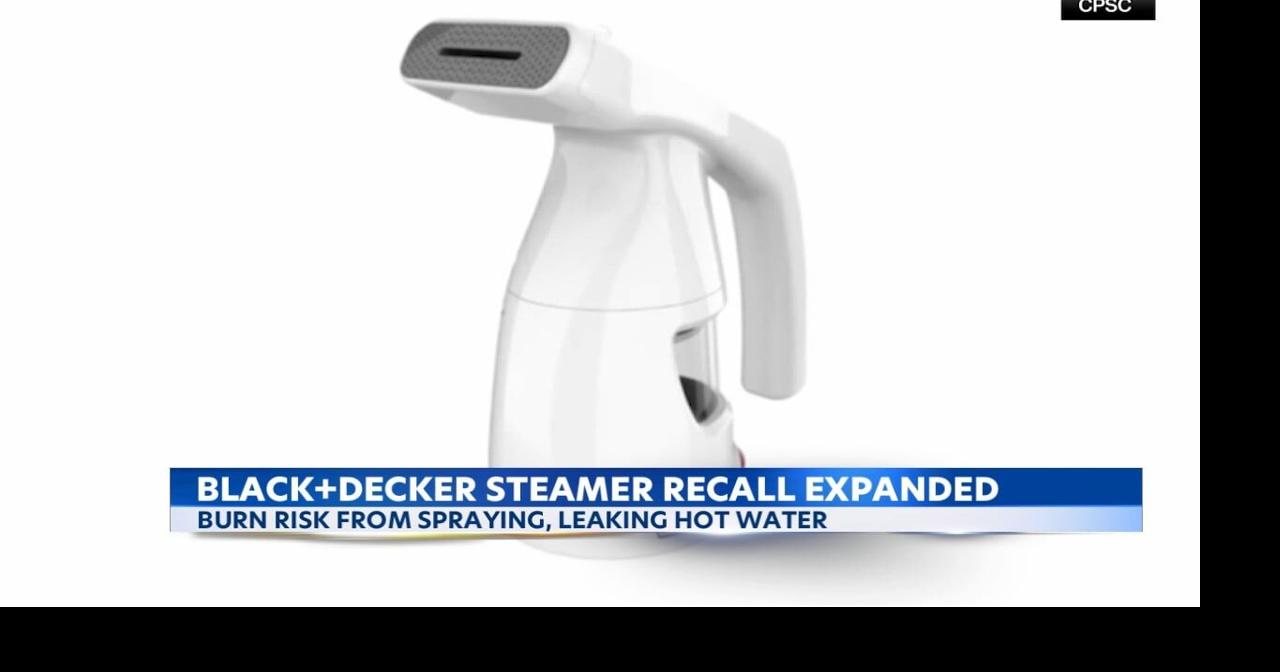 A recall of handheld garment steamers is now expanded due to a burn ...