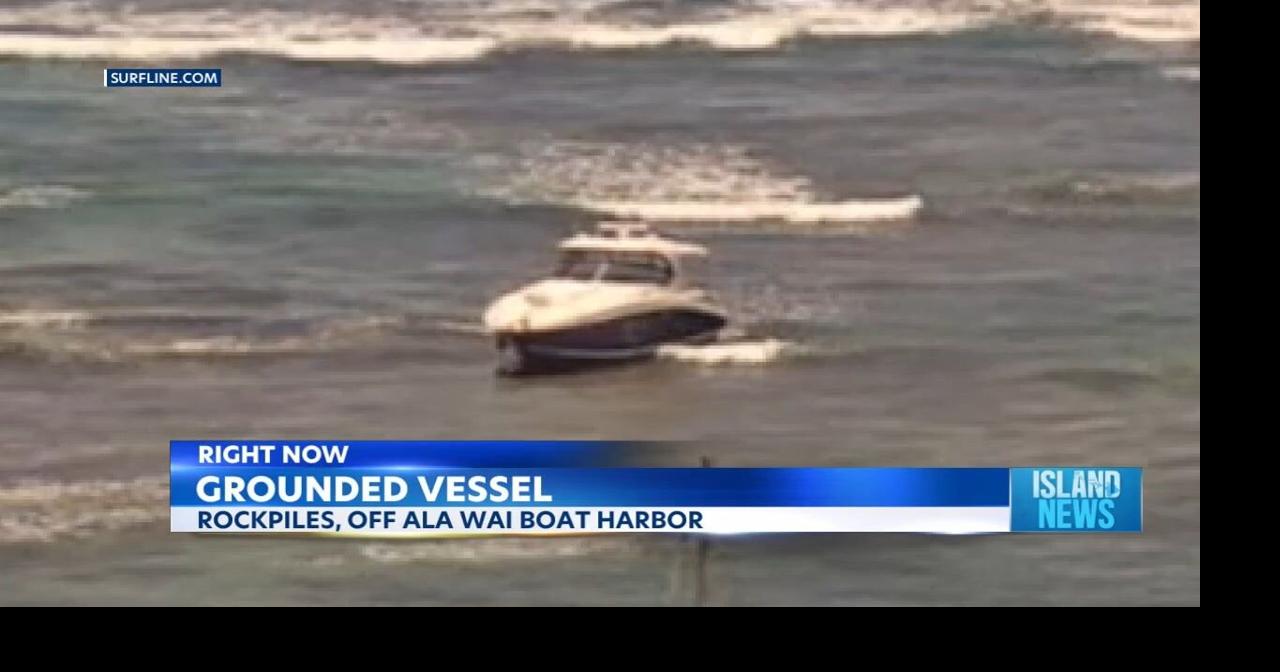 Grounded vessel near Ala Wai Boat Harbor | News | kitv.com