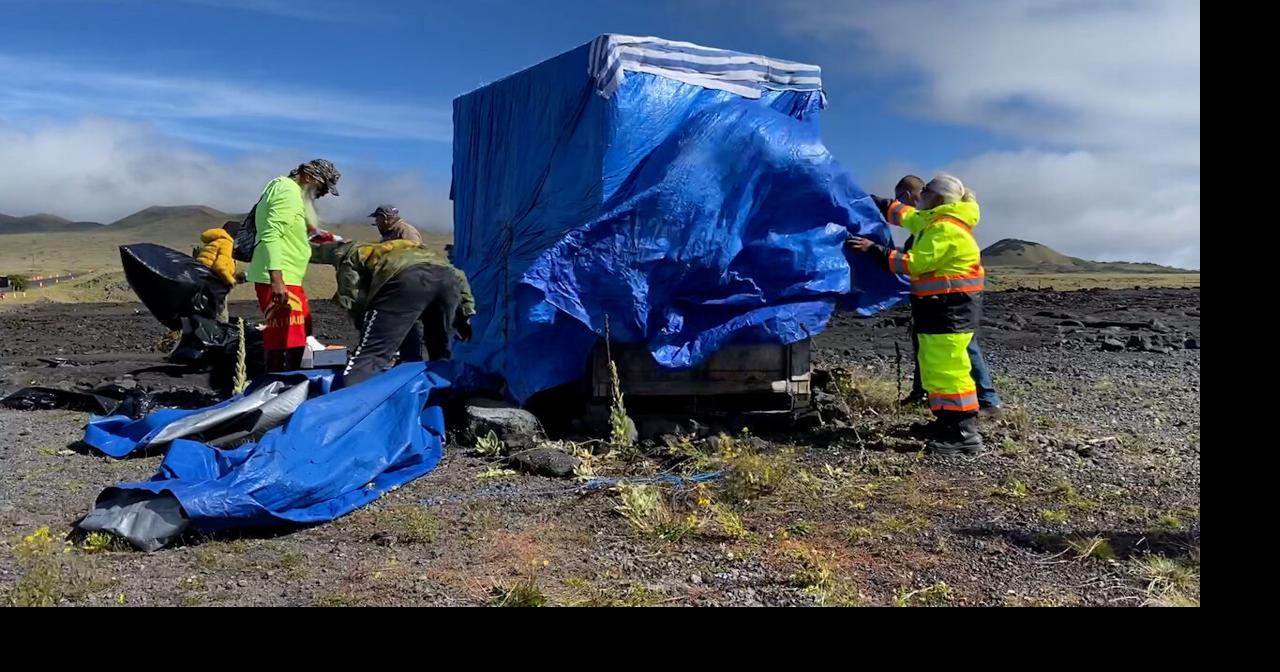 Native Hawaiian cultural groups clear path for Pele | Local | kitv.com