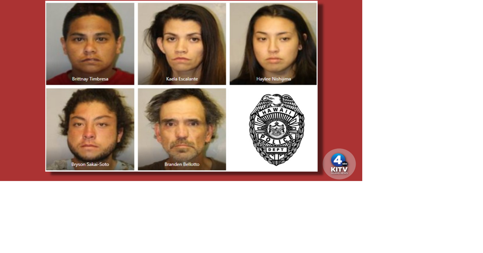 5 arrested during undercover anti-theft operation in Hilo | Crime ...