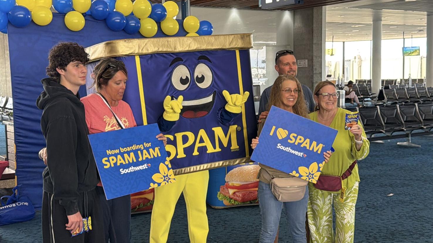 Southwest Airlines hosts SPAM JAM-themed flight ahead of event | News ...