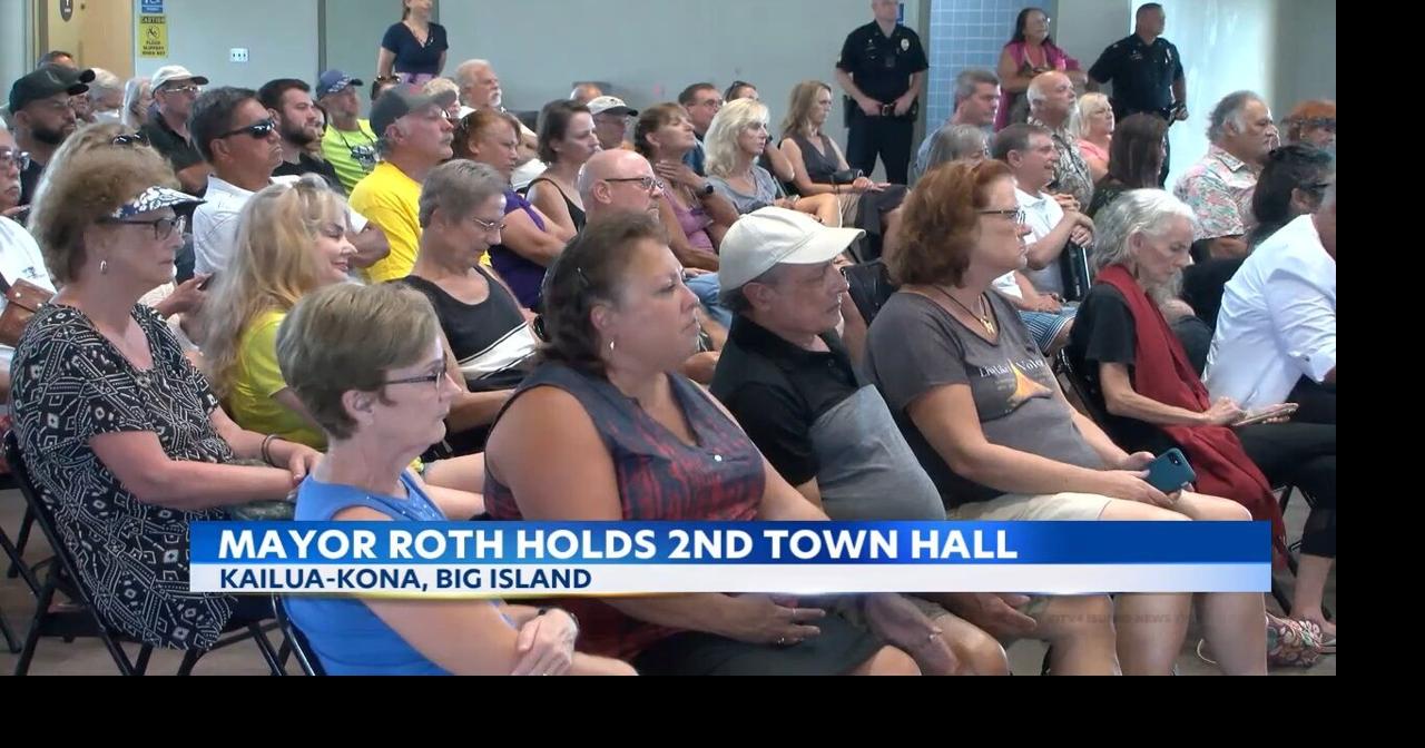 Big Island Mayor Mitch Roth holds town hall to listen to residents ...