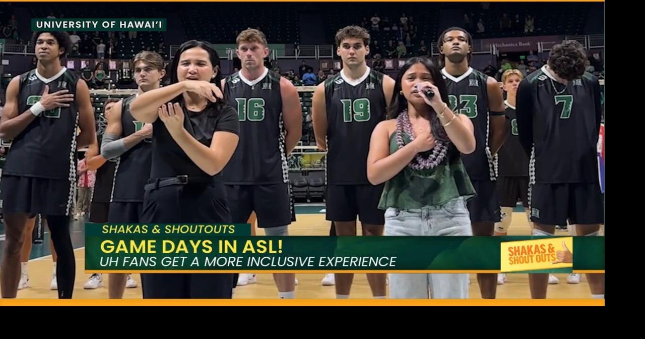 ASL Now Available for Fans at UH Athletic Events | Island Life Live ...