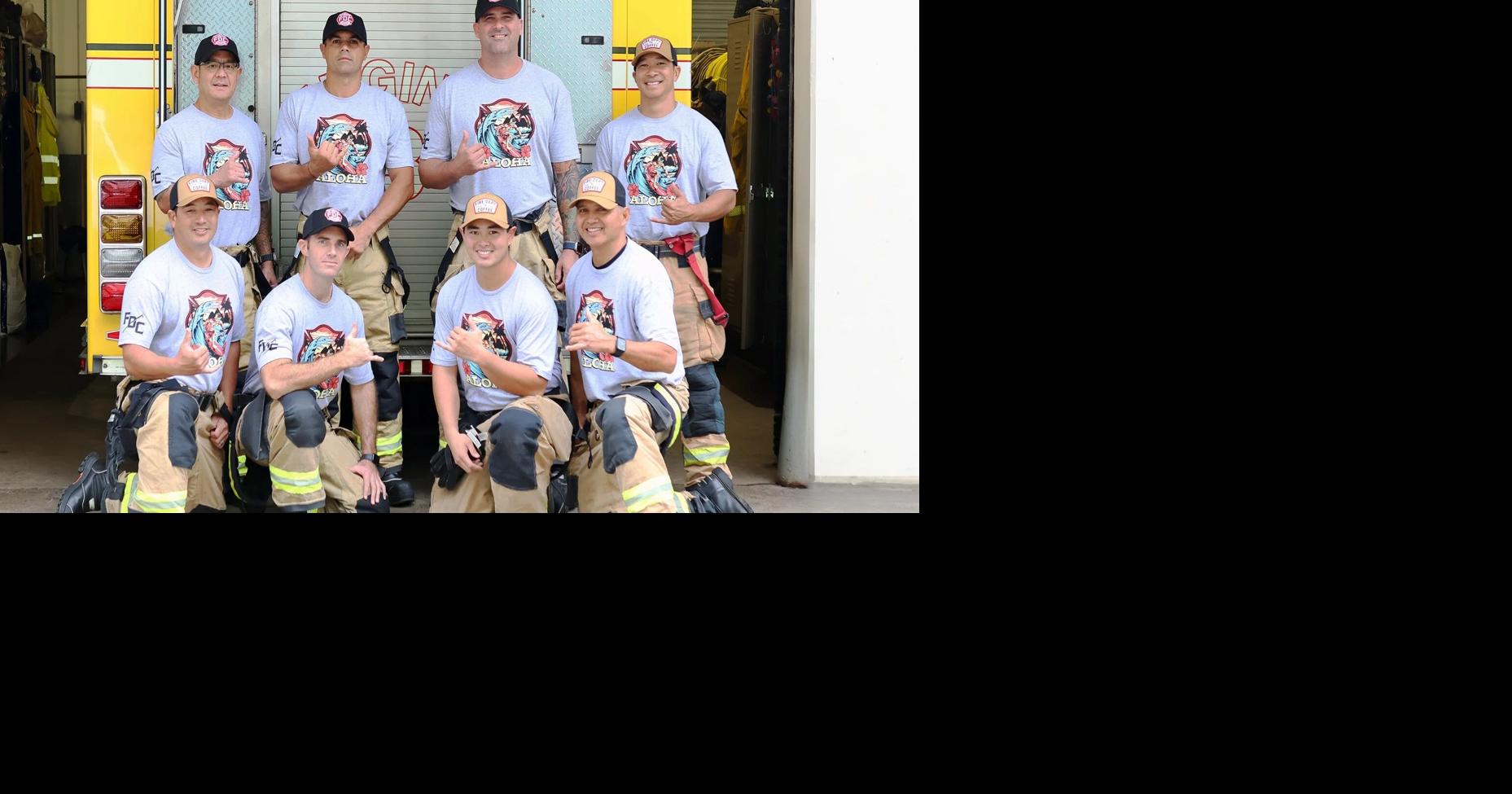 Mainland firefighters help raise funds for Maui firefighters displaced ...