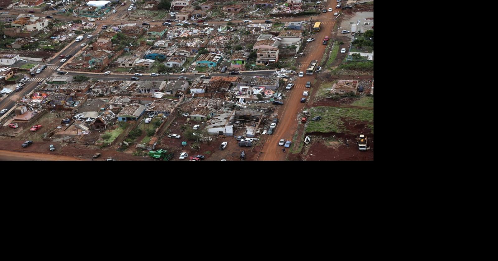 ‘Unprecedented’ tornado tears through southern Brazil, killing at least ...