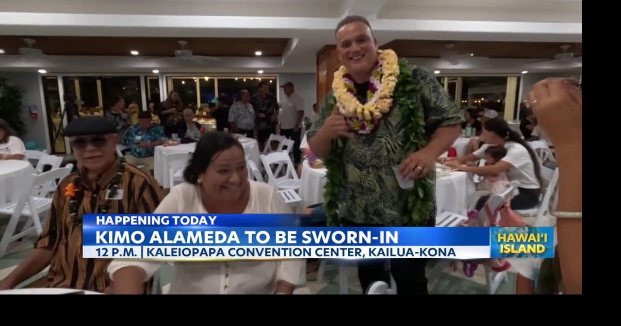 Kimo Alameda set to be sworn in as Hawaii County Mayor | Video | kitv.com