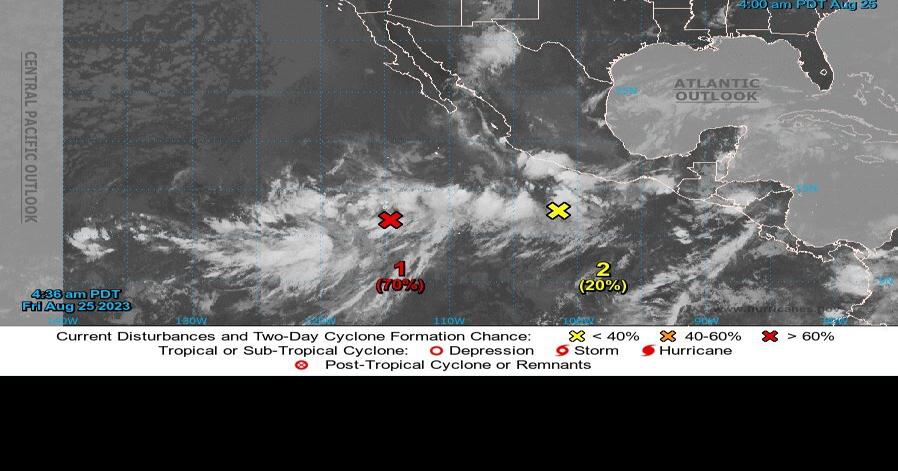Monitoring two disturbances in the Eastern Pacific | HURRICANE TRACKING ...