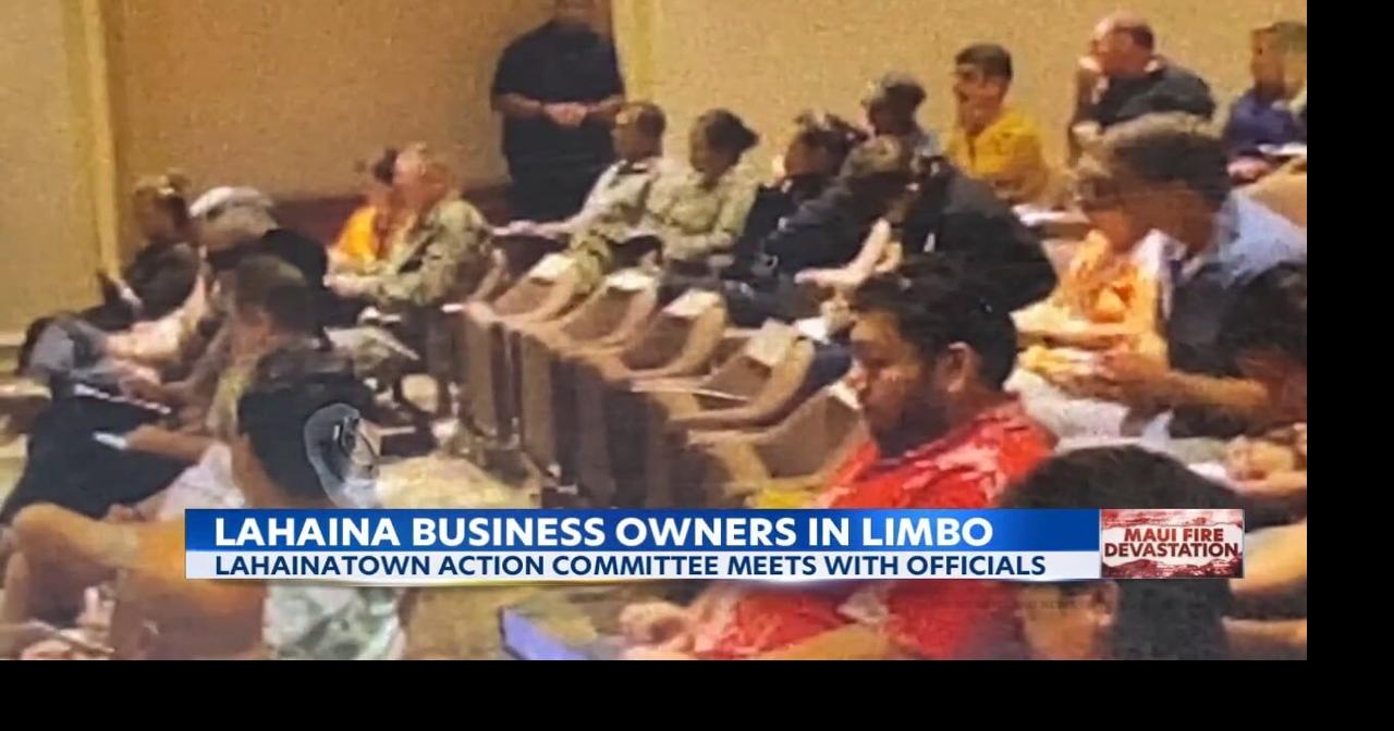 Officials hold conference for Lahaina business owners seeking answers ...