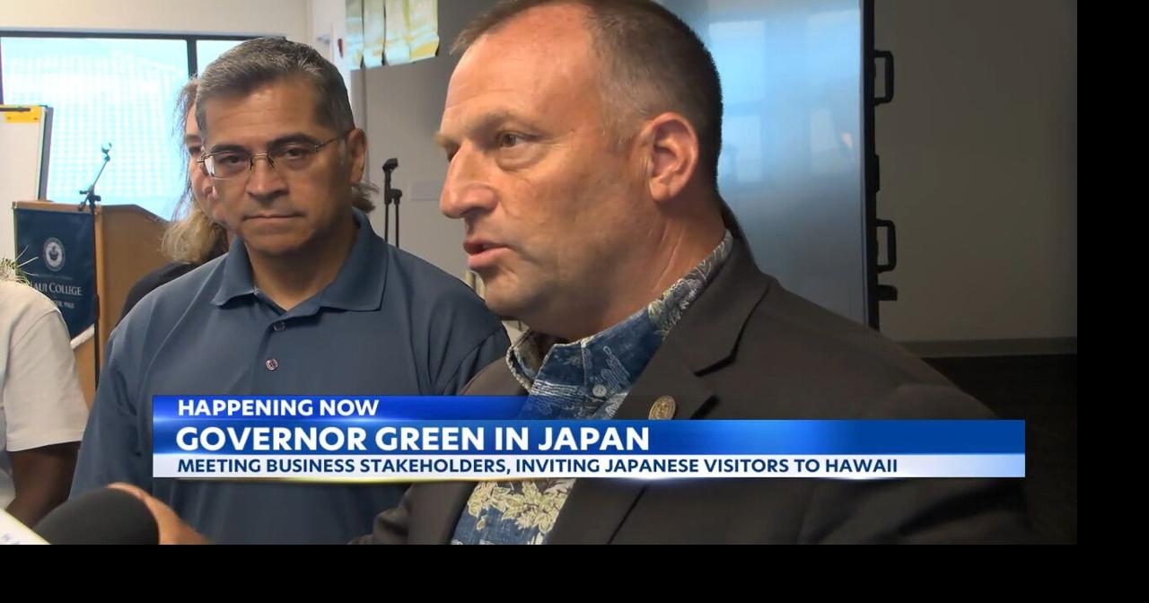 Governor Josh Green grateful for Japan's $2 million Maui recovery ...