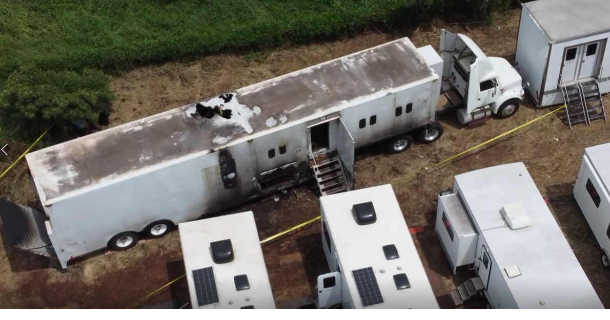 Arson investigation launched after trailer set ablaze at Disney film ...