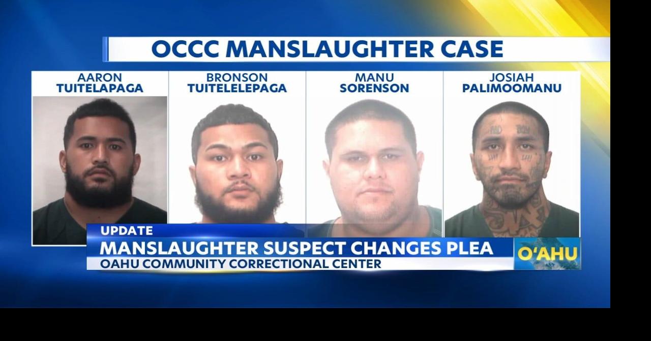 Man pleads no contest to Oahu Community Correctional Center deadly ...