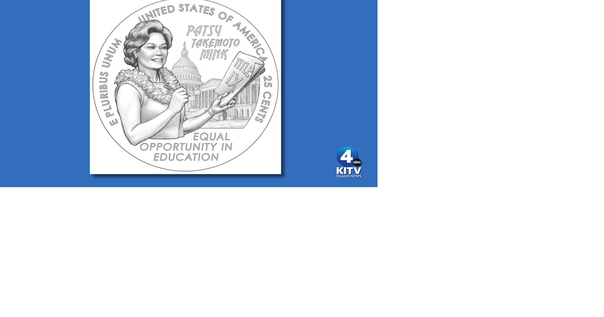 Hawaii congresswoman Patsy Mink to be featured on 2024 quarter | Local ...