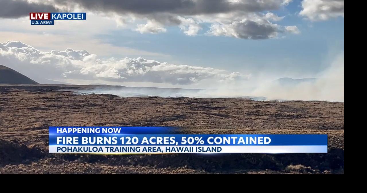 Hawaii Island faces renewed threat as high winds reignite Pohakuloa ...