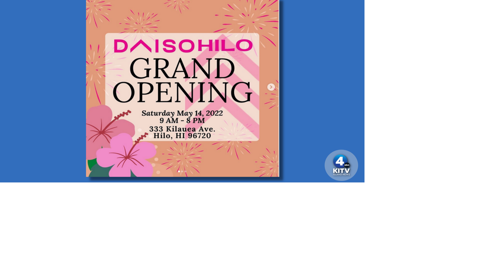 Daiso to open new location on the Big Island, its fourth Hawaii ...