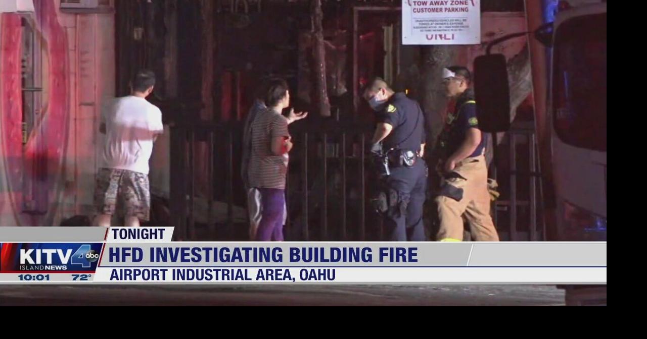 Honolulu Fire Department extinguishes commercial building fire in the ...