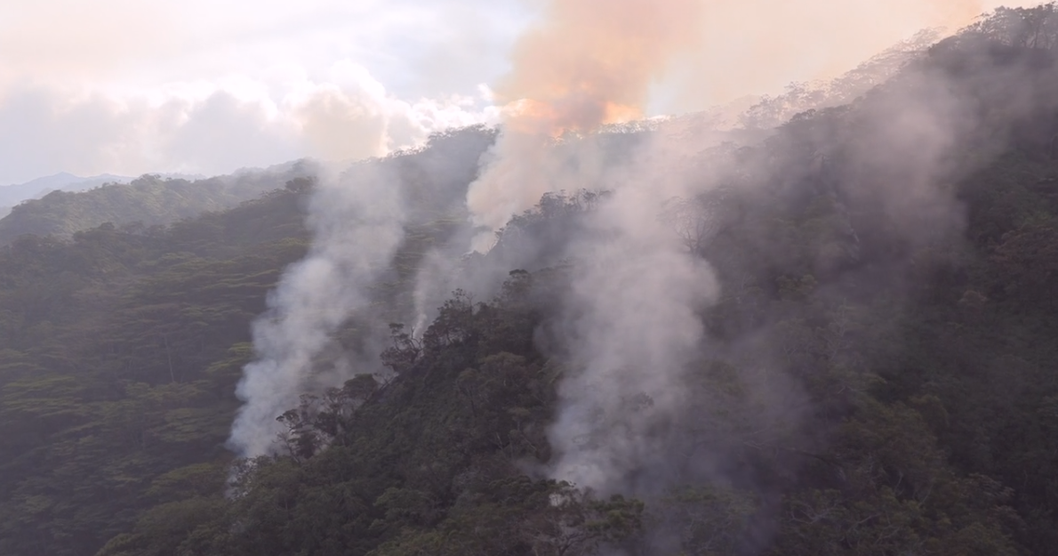 Mililani Mauka fire increases to 800 acres in size | News | kitv.com