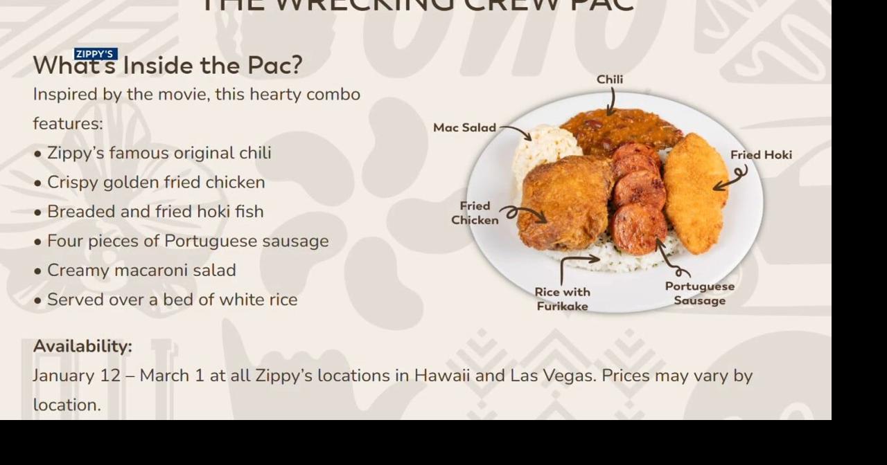 Taste the adventure: Zippy's and Prime Video unveil Wrecking Crew Pac ...