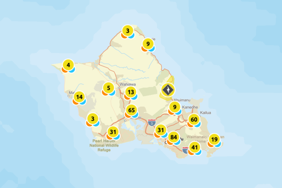 Power outages persist on Oahu with 30K+ still in the dark, check if you ...