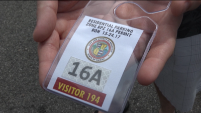 restricted parking zone