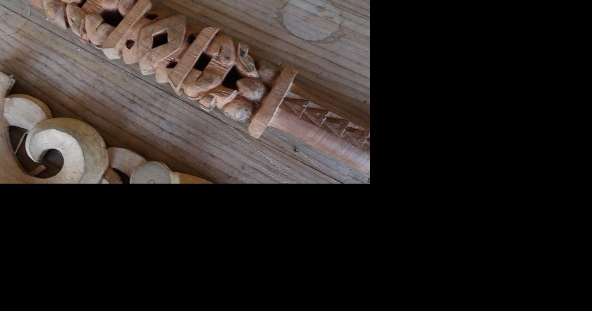 Master Wood Carver handcrafts Polynesian designs inspired by his ...