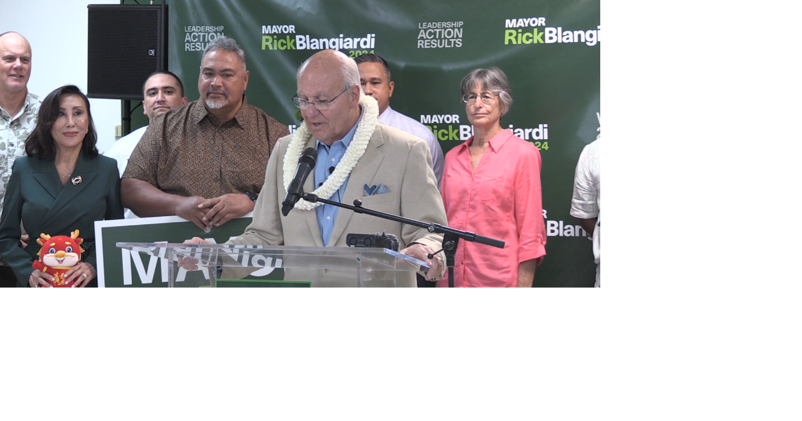Honolulu Mayor Rick Blangiardi announces his re-election bid | Local ...