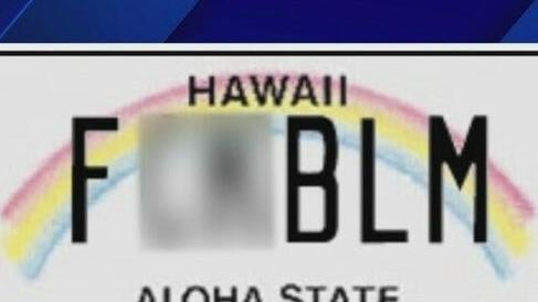 hawaii license plate coloring.page