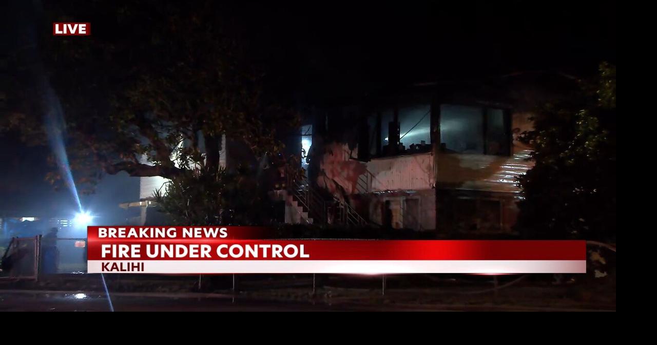 HFD extinguishes abandoned Kalihi house fire | News | kitv.com