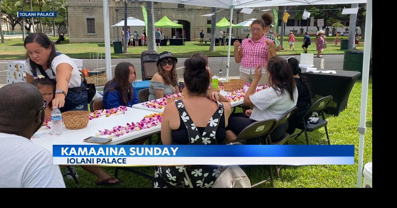 Kamaaina Sunday at Iolani Palace debuts new workshop series | Video ...