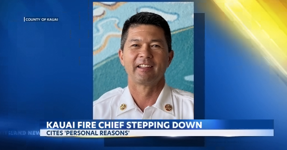 Kauai fire chief leaving department for 'personal reasons' | Local ...