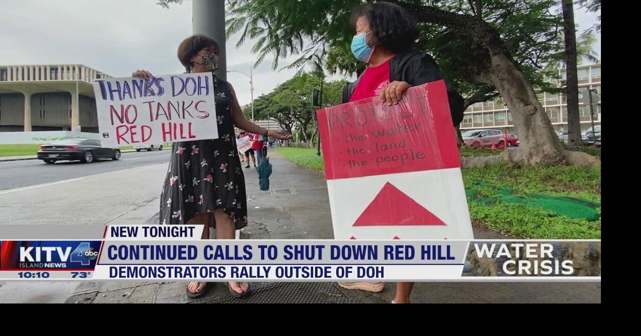 Protesters Call for Red Hill Shut Down, Navy Silent on Workplan | News ...
