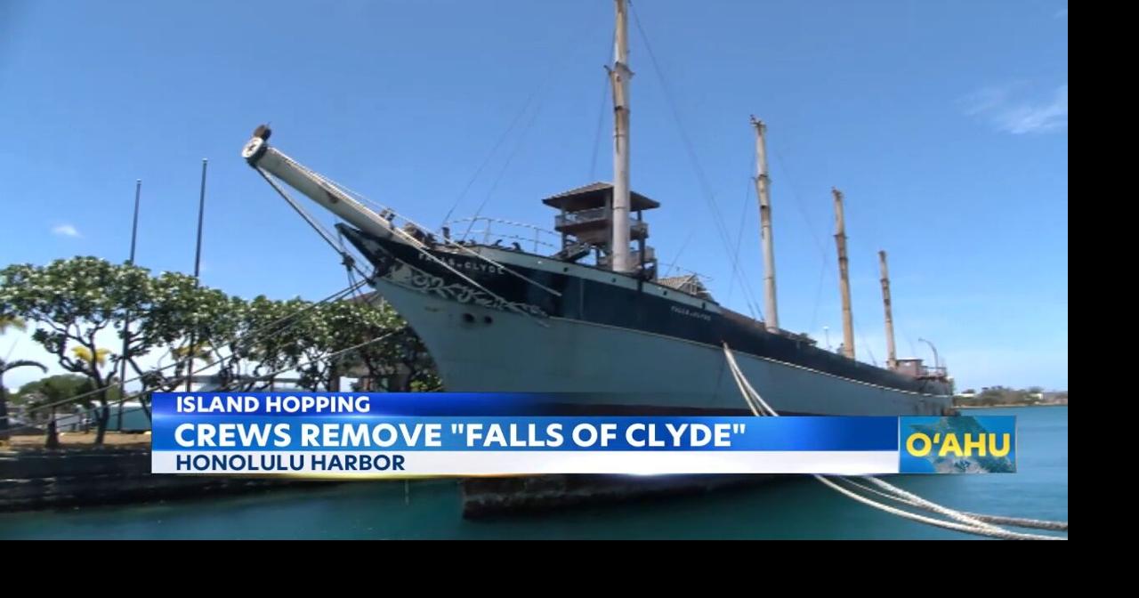 Oahu bids farewell to historic 'Falls of Clyde' ship | News | kitv.com