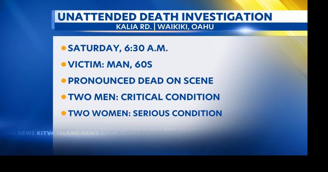 HPD investigates an unattended death in Waikiki | Crime & Courts | kitv.com