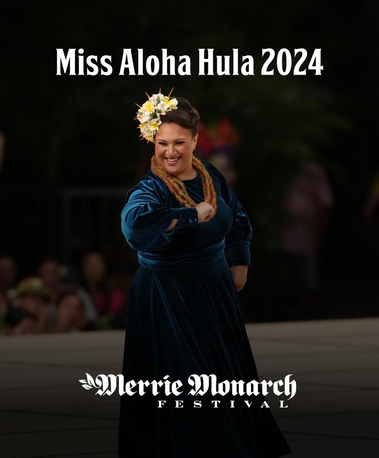 Ka'onohikaumakaakeawe Lopes crowned Miss Aloha Hula 2024 | Local | kitv.com