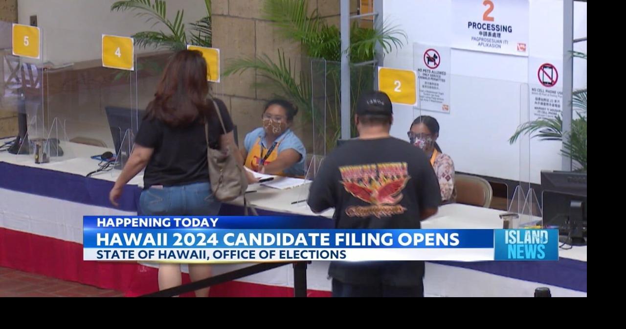 2024 Hawaii state election candidates filing process set to appear on ...