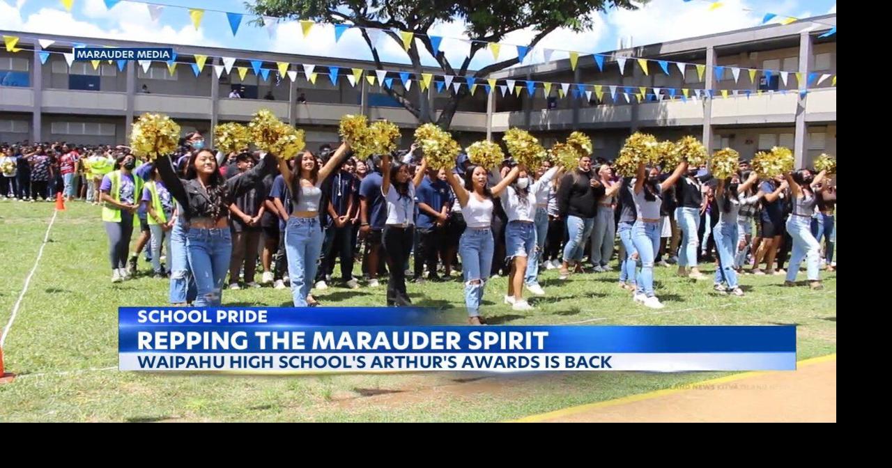 Repping that blue and gold: Waipahu High School shows school pride as ...