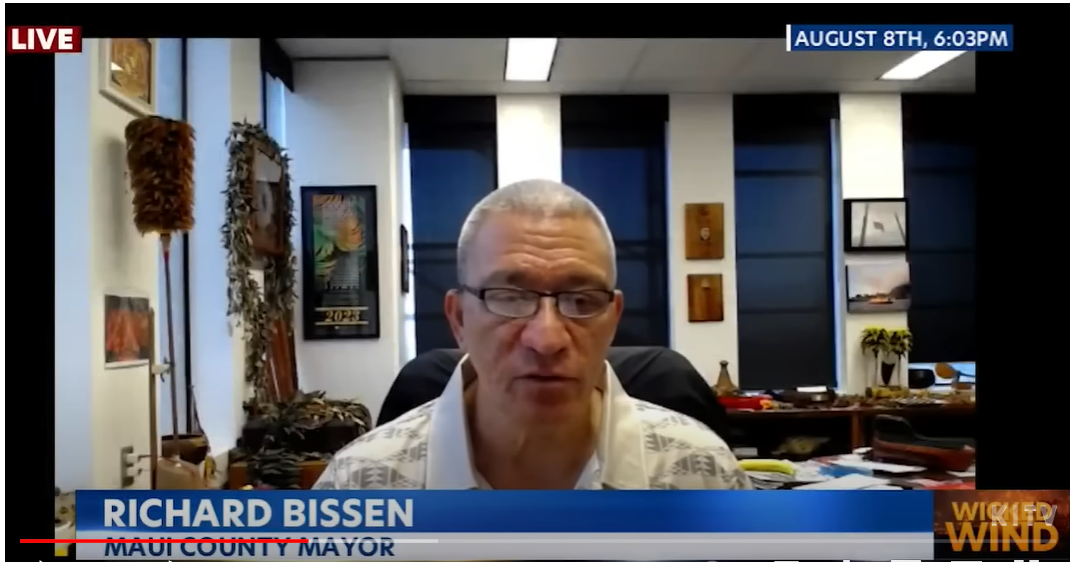 As Town Burned, Maui Mayor Unaware in Live Interview of Lahaina's Fate ...