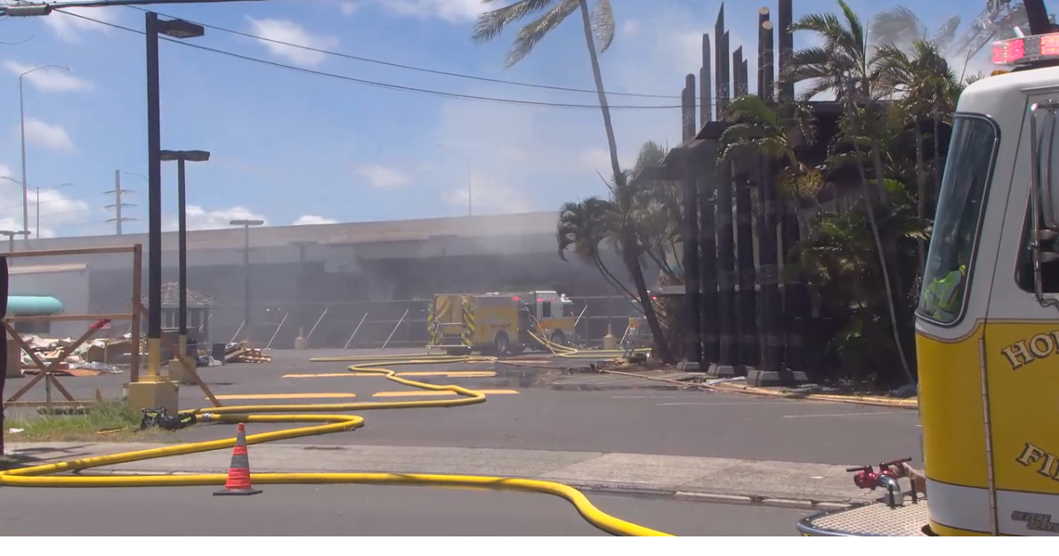 HFD crews battle three-alarm fire at warehouse in Kalihi Kai | News ...
