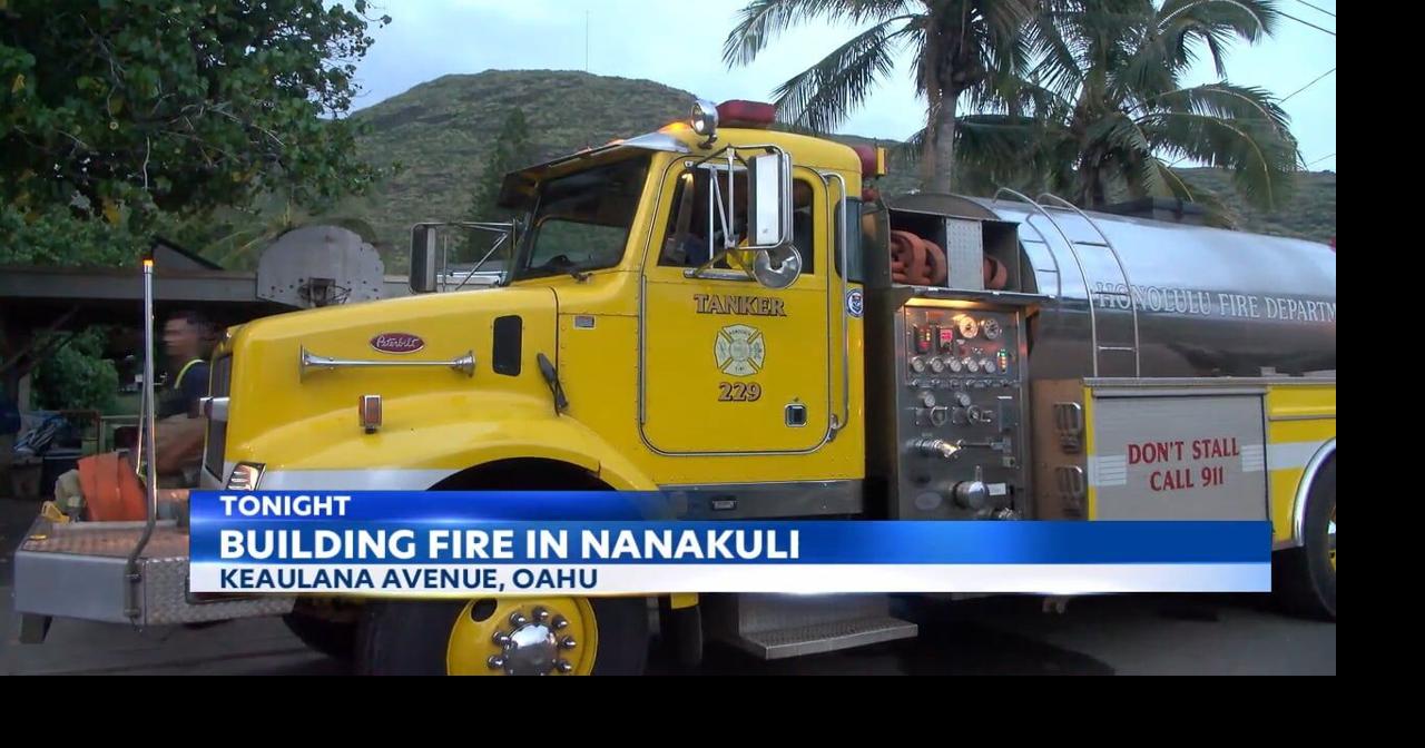 Building fire in Nanakuli displaces one | Video | kitv.com