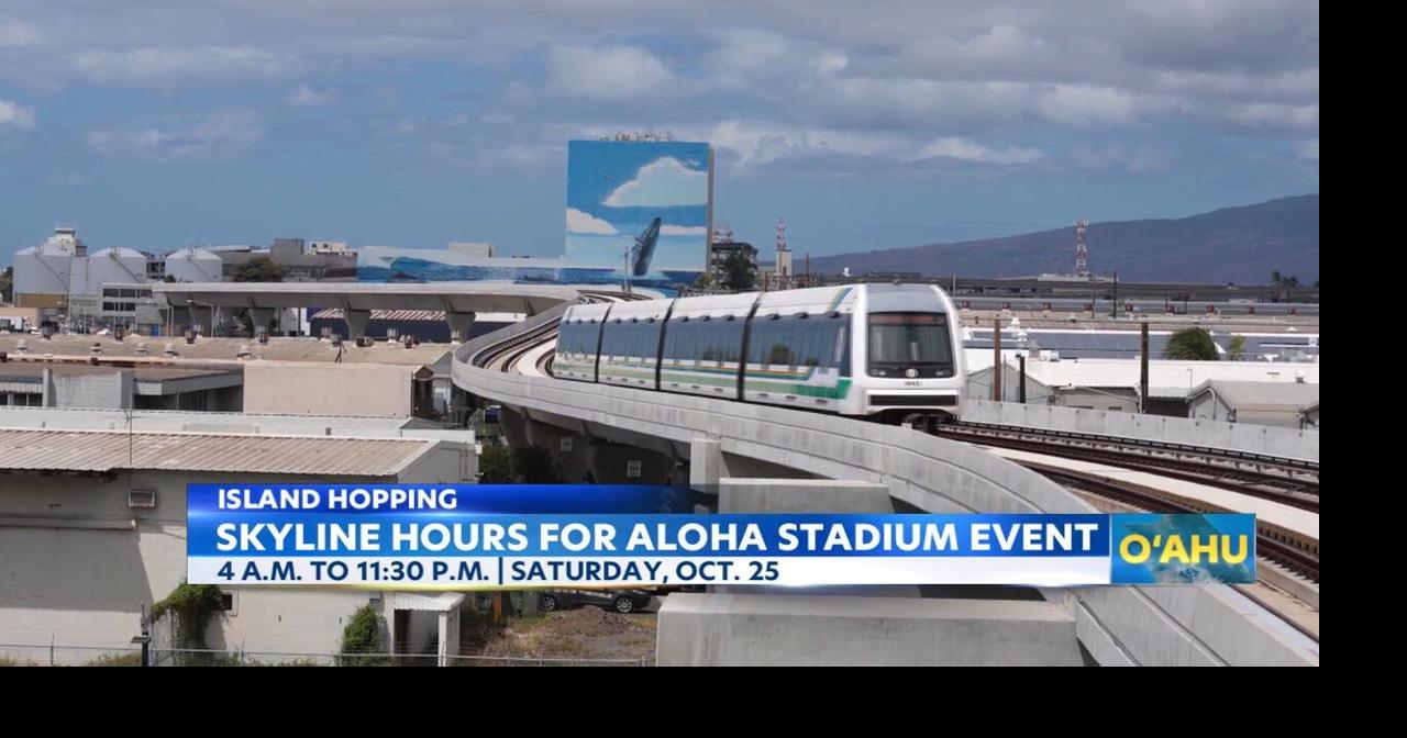 Oahu's 'Skyline' rail hours extended for stadium concert | News | kitv.com