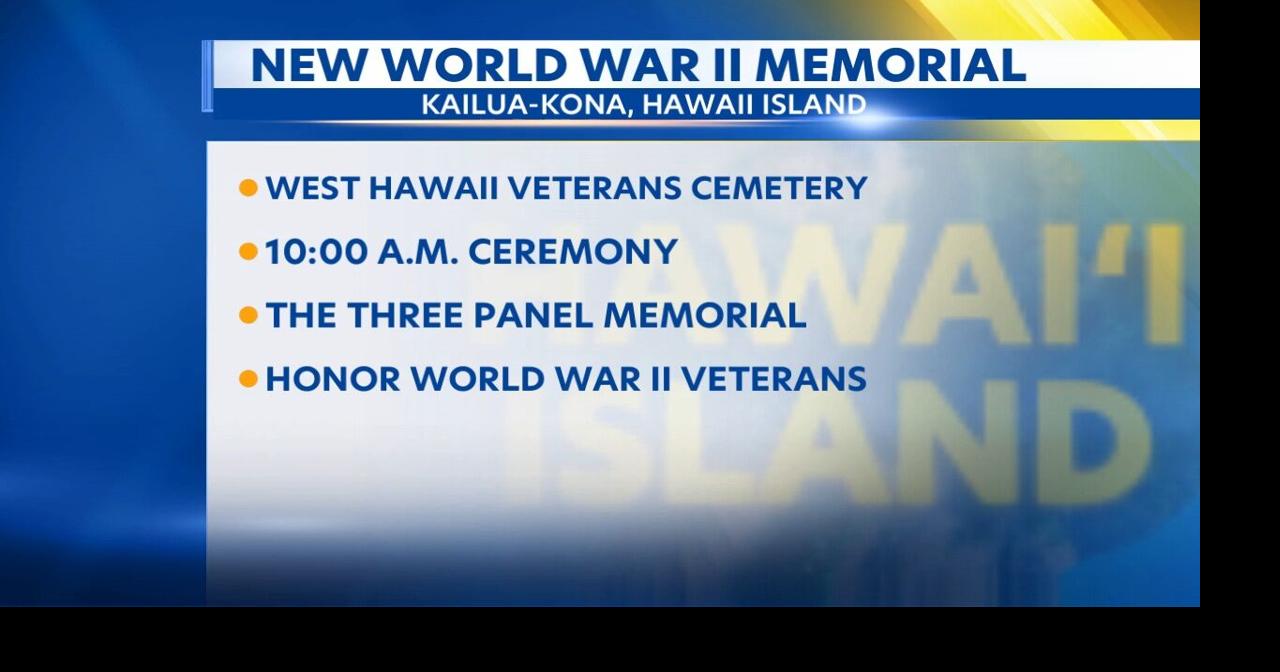 New WWII memorial dedication on Hawaii Island | Video | kitv.com