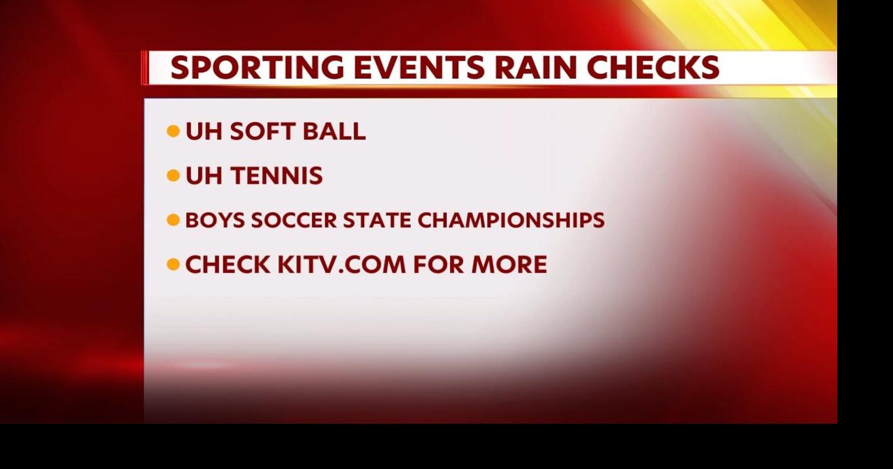 High school, college sports cancellations due to stormy weather ...
