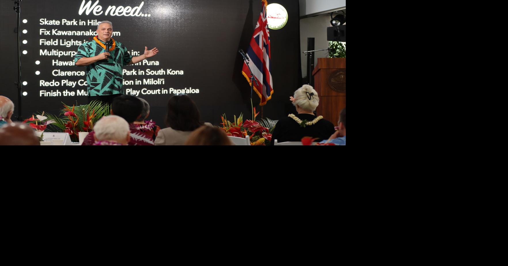 Hawaii Island Mayor Alameda delivers first State of the County Address ...