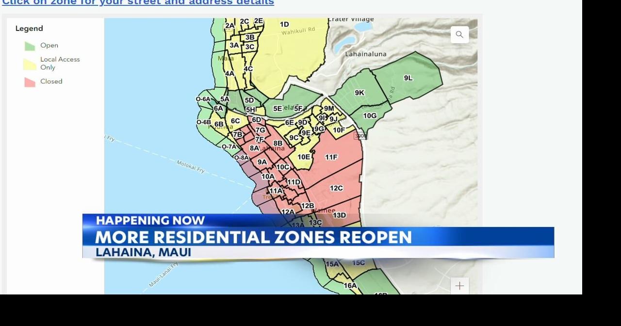 More residential zones reopen on Maui | News | kitv.com