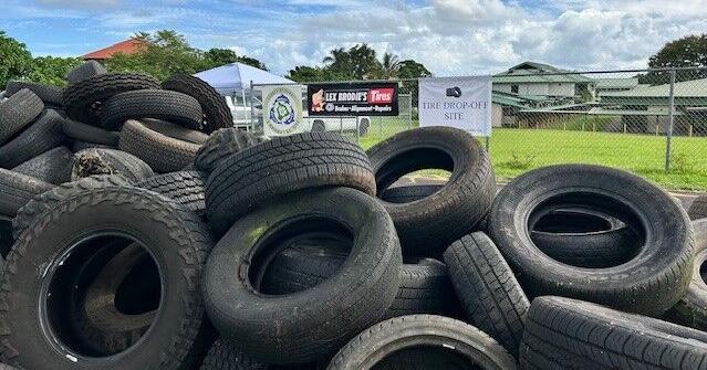 Toss Your Tires event collects 5K recycled tires | News | kitv.com