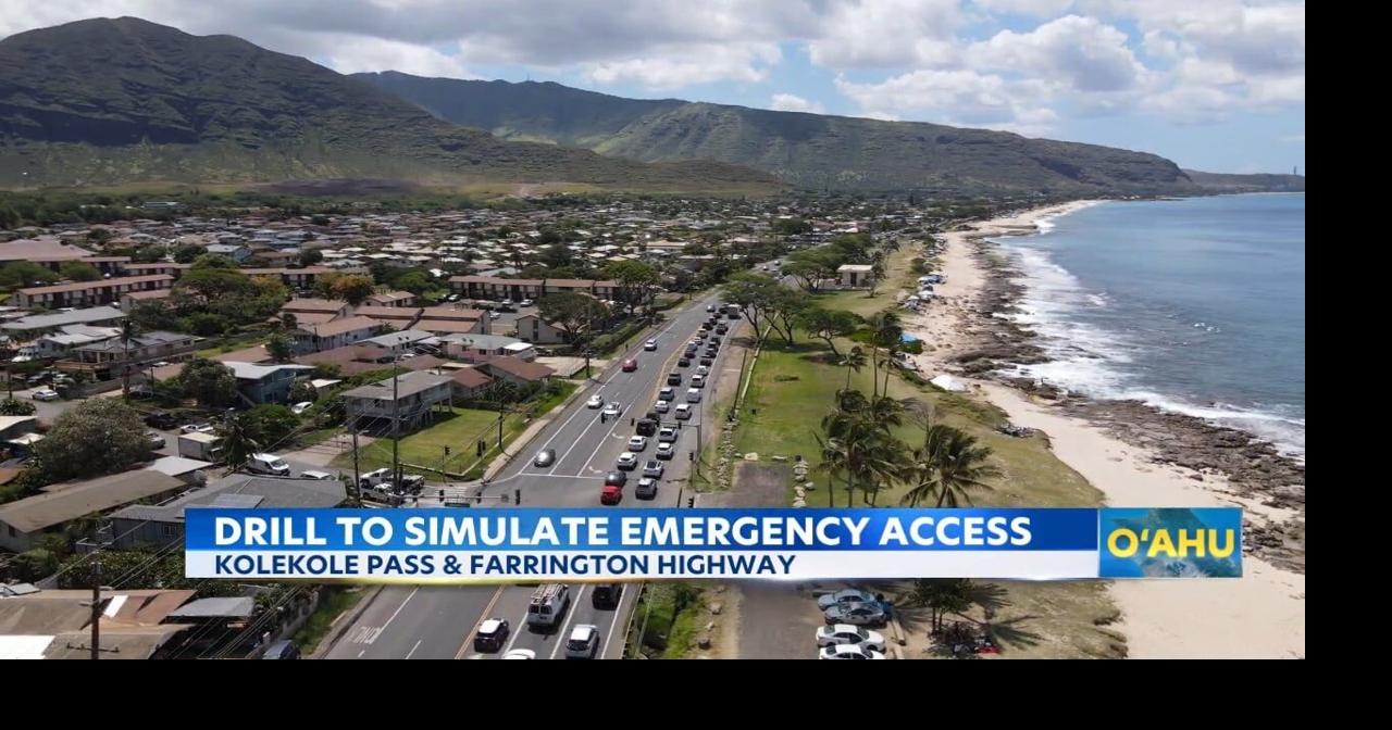 Evacuation simulation at Kolekole Pass to prepare Hawaii for disasters ...