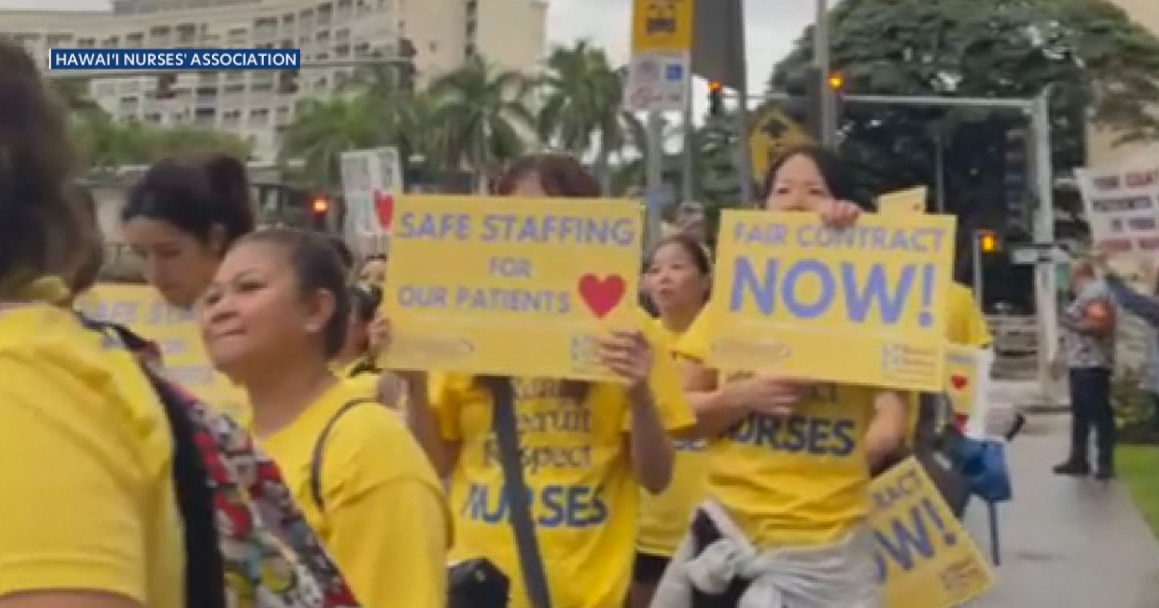 Hawaii Nurses Association confirms upcoming 3-day strike dates ...