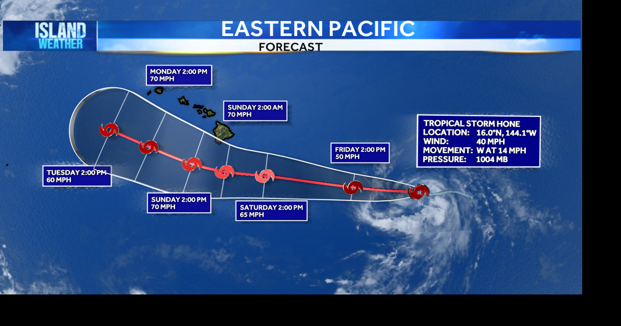 Tropical Storm Hone moves near the Hawaiian Islands | Hurricane Center ...