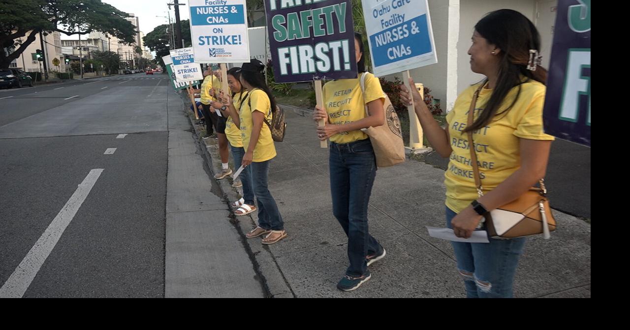 Oahu Care Facility staff begin 7-day strike | Top Stories | kitv.com